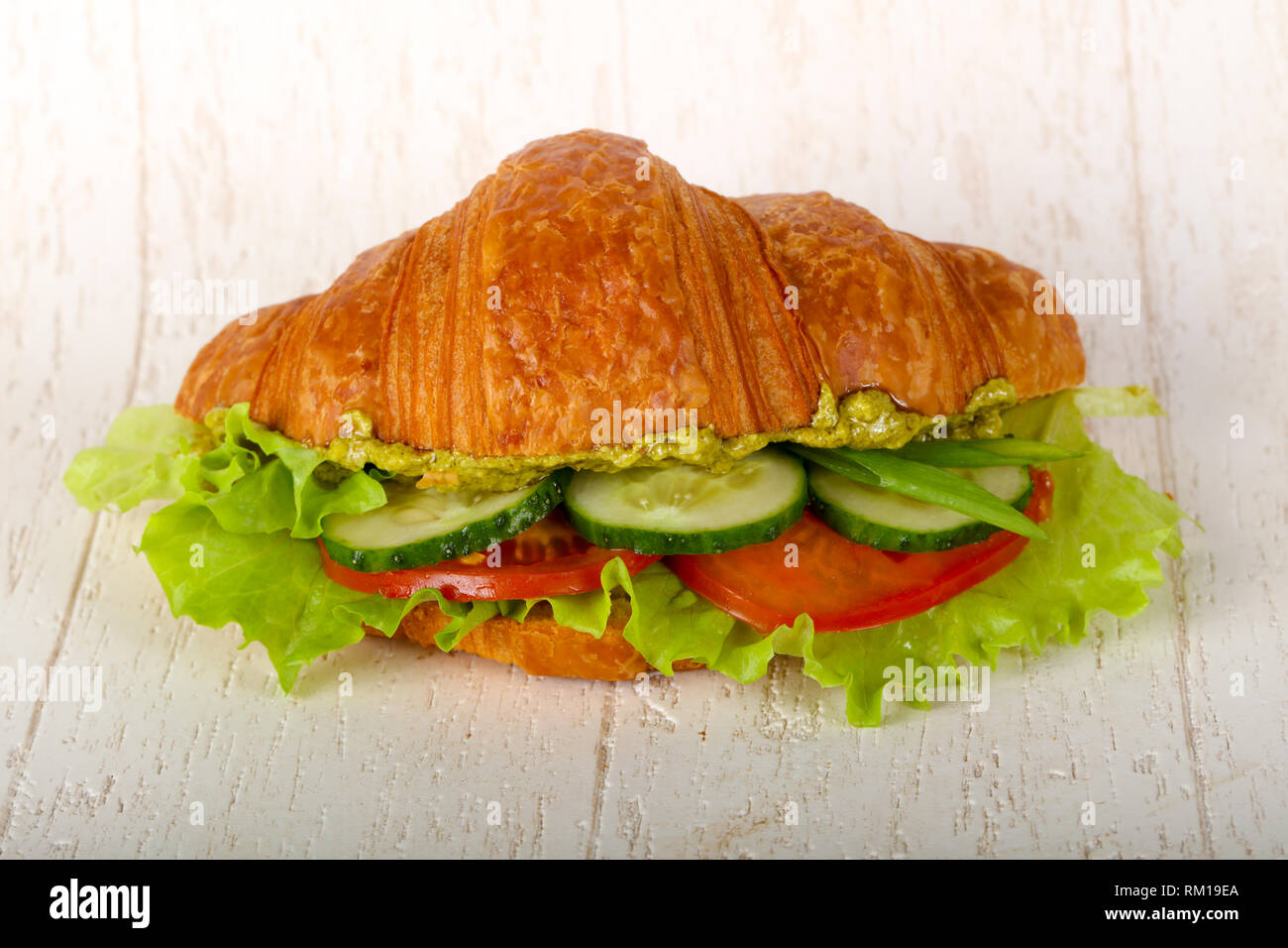 Croissant Sandwich Vegetarian