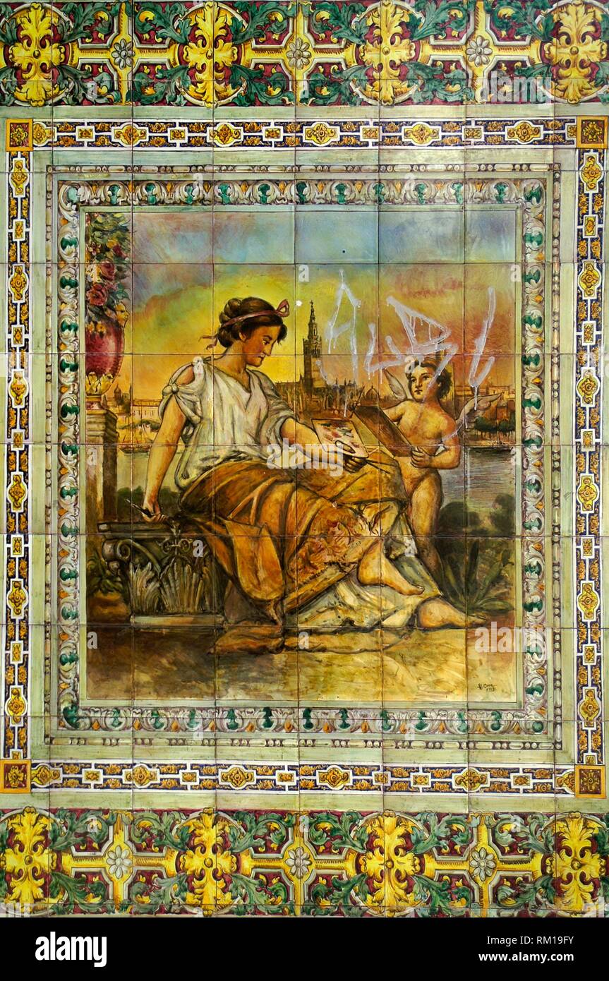 Mosaic tile and world hi-res stock photography and images - Alamy