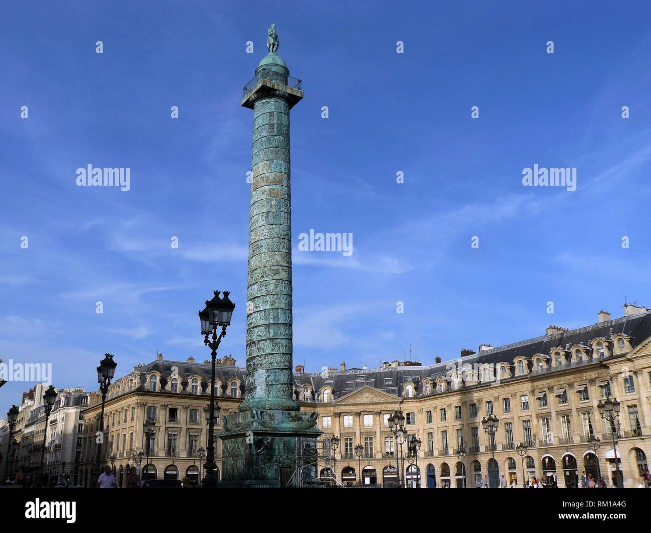 Place vendome in paris column hi-res stock photography and images - Alamy