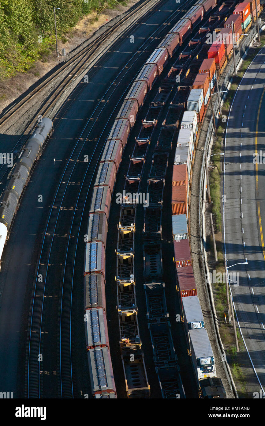 Light Rail Tracks Stock Photo - Alamy