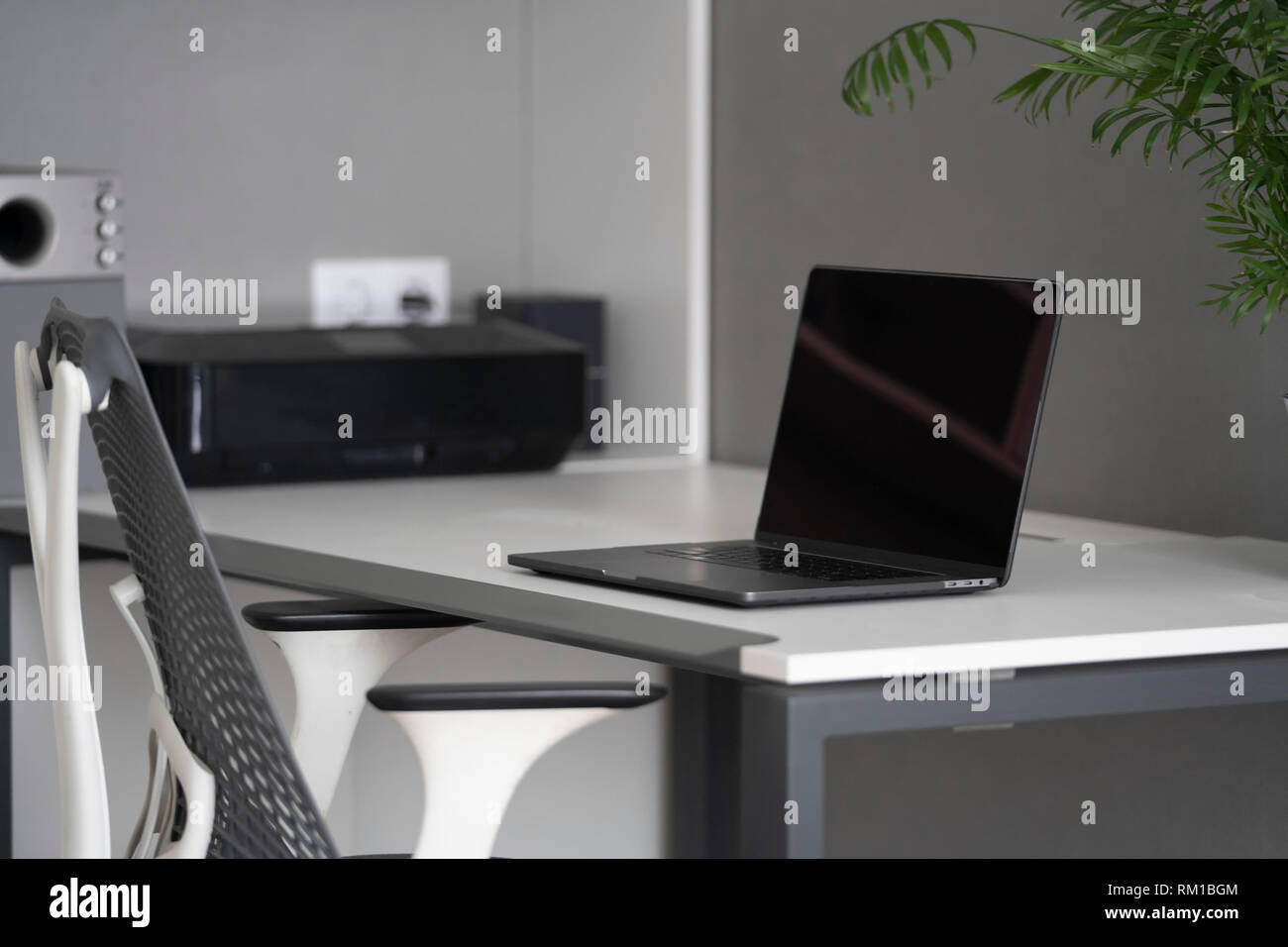 Home office with up-to-date equipment for a comfortable work. New ...