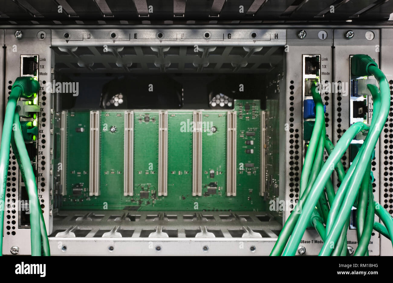 Close up of computer cords Stock Photo - Alamy