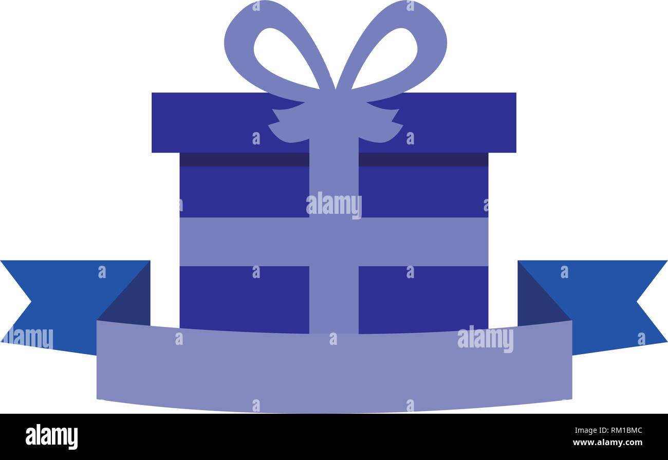 gift banner online shopping market vector illustration Stock Vector ...