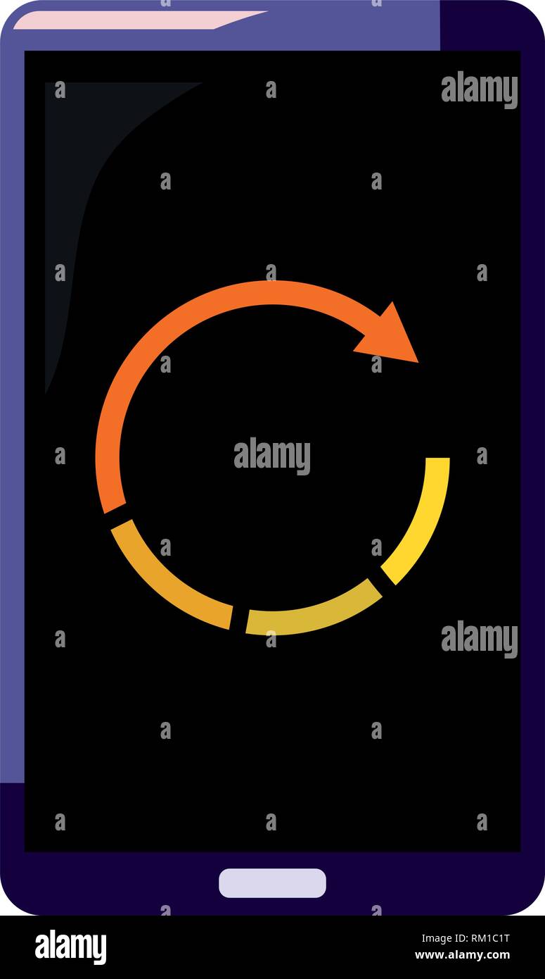 cellphone reload online shopping market vector illustration Stock ...