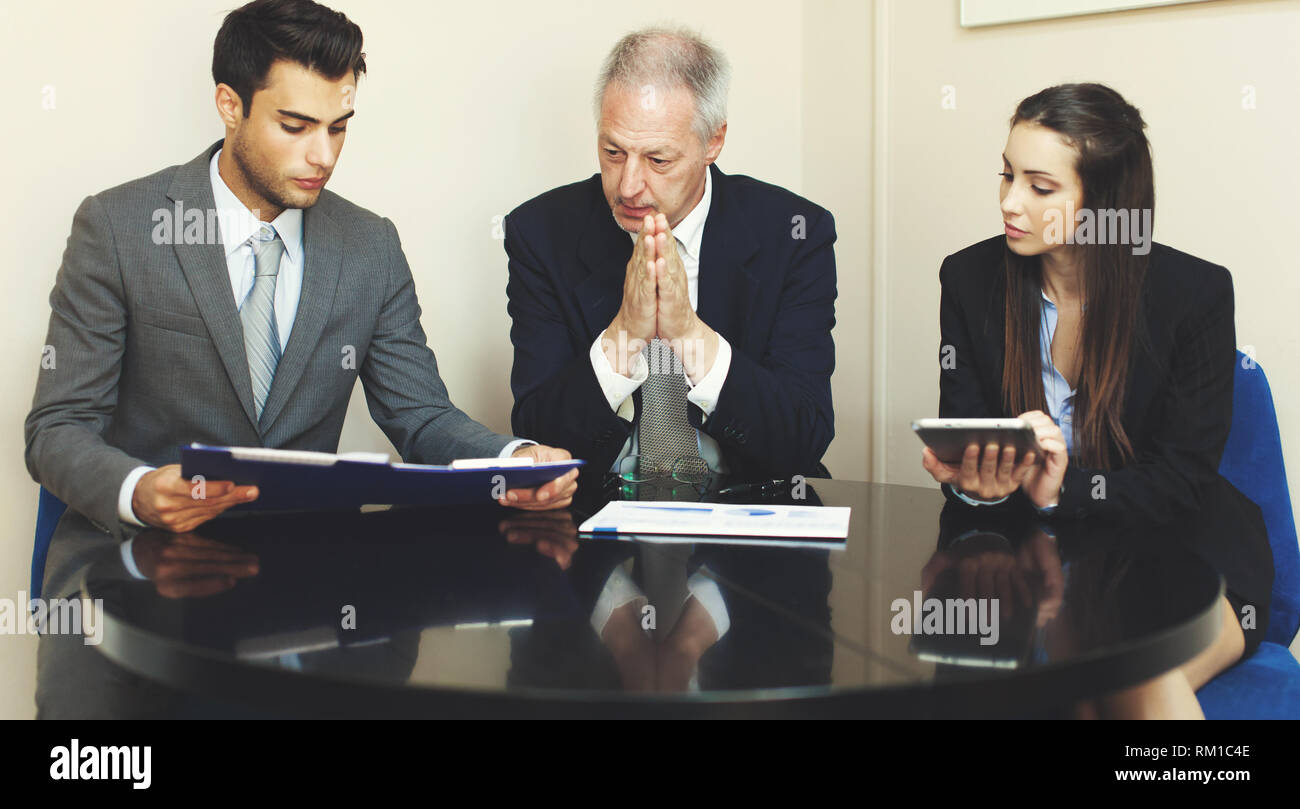 Business people at work Stock Photo - Alamy