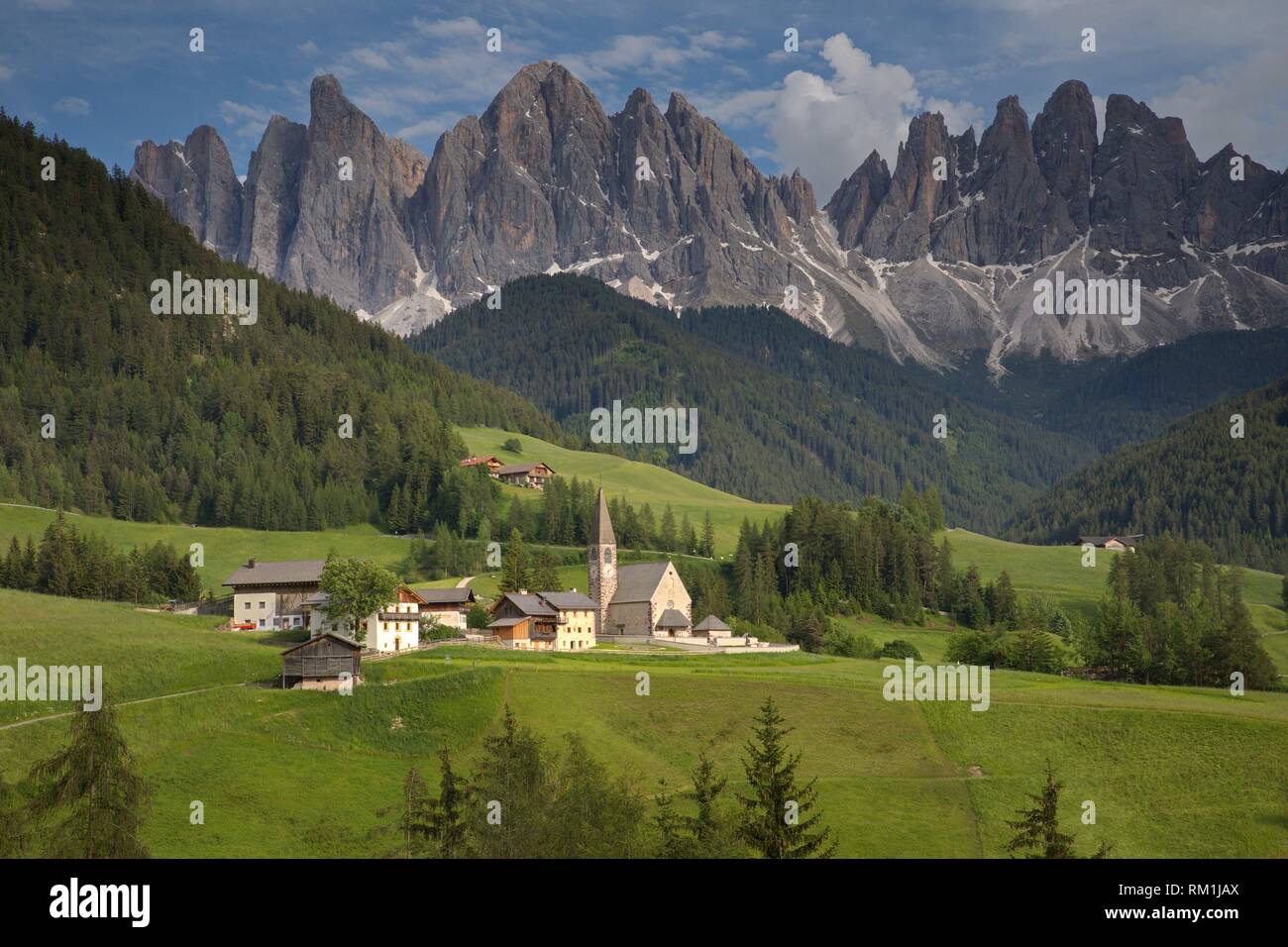 Funes valley hi-res stock photography and images - Alamy