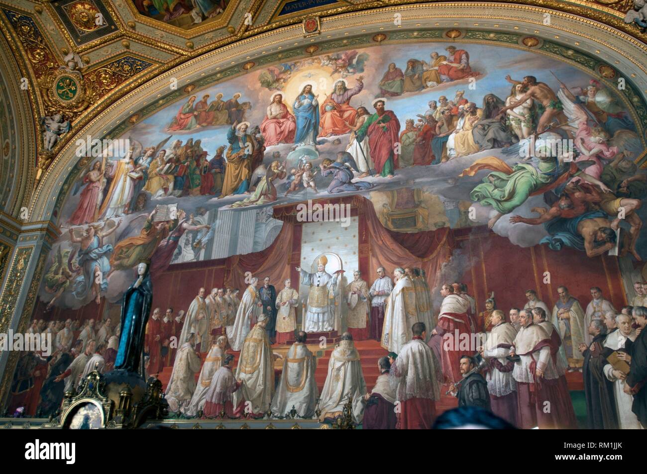Raphael painting at the vatican hi-res stock photography and images - Alamy