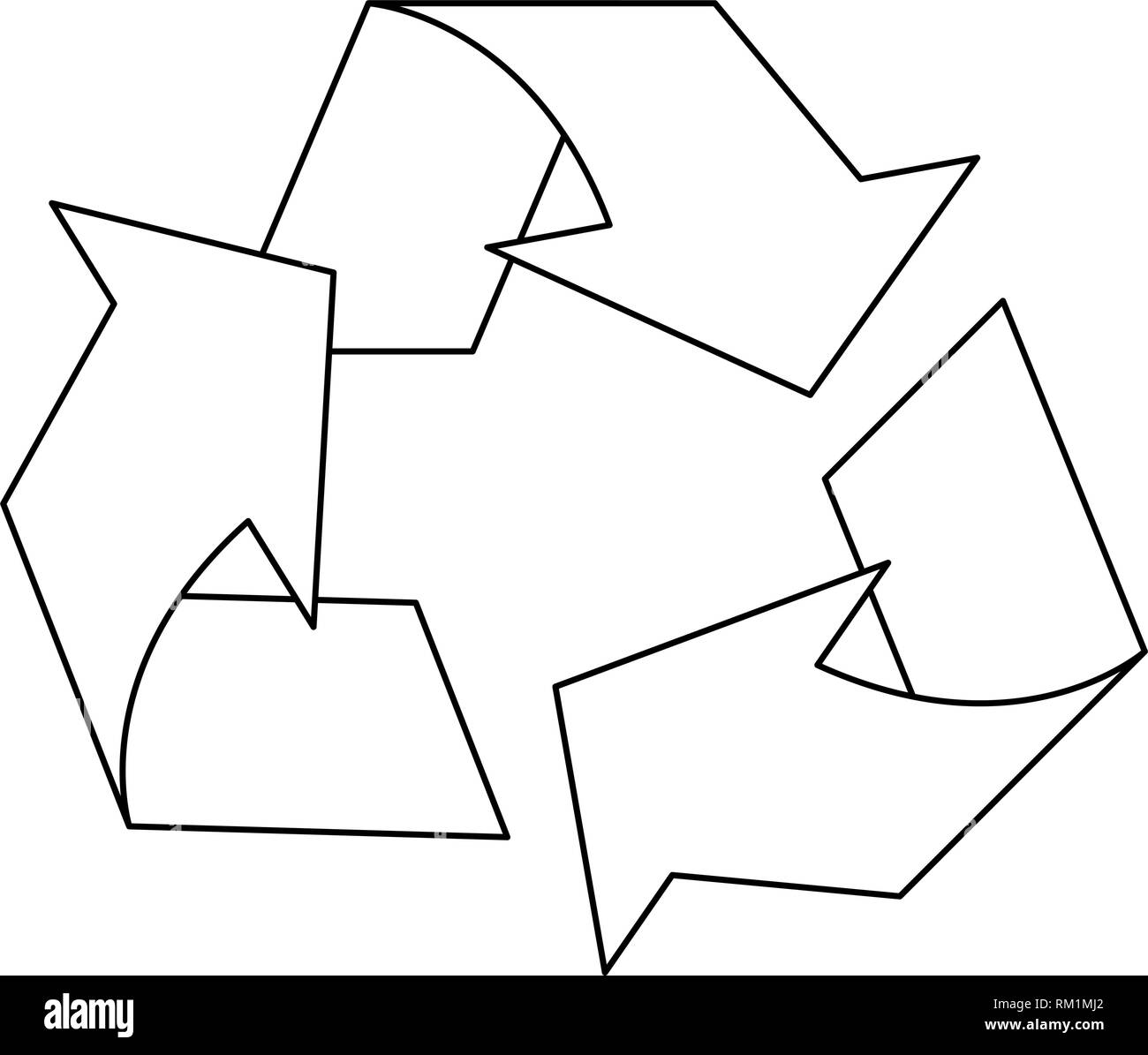 Isolated ecology bio industry Black and White Stock Photos & Images - Alamy