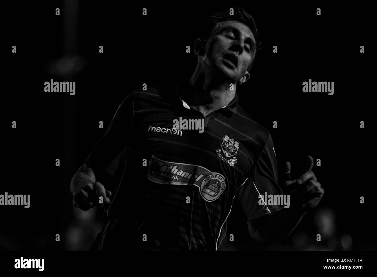 Penybont forward Marcus Griffiths in action against Haverfordwest ...