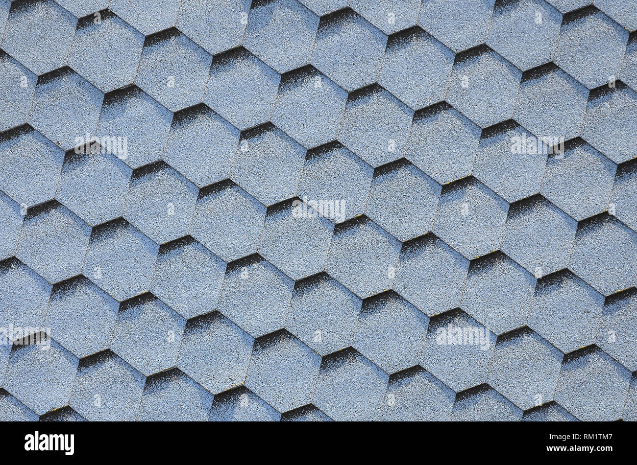 Modern roofing and decoration of chimneys. Flexible bitumen or slate ...