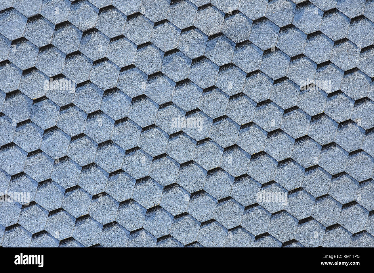 Modern roofing and decoration of chimneys. Flexible bitumen or slate ...