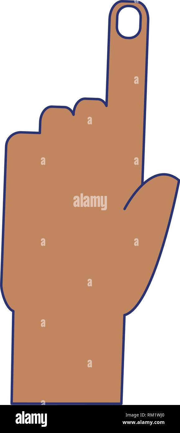 finger touching symbol Stock Vector Image & Art - Alamy