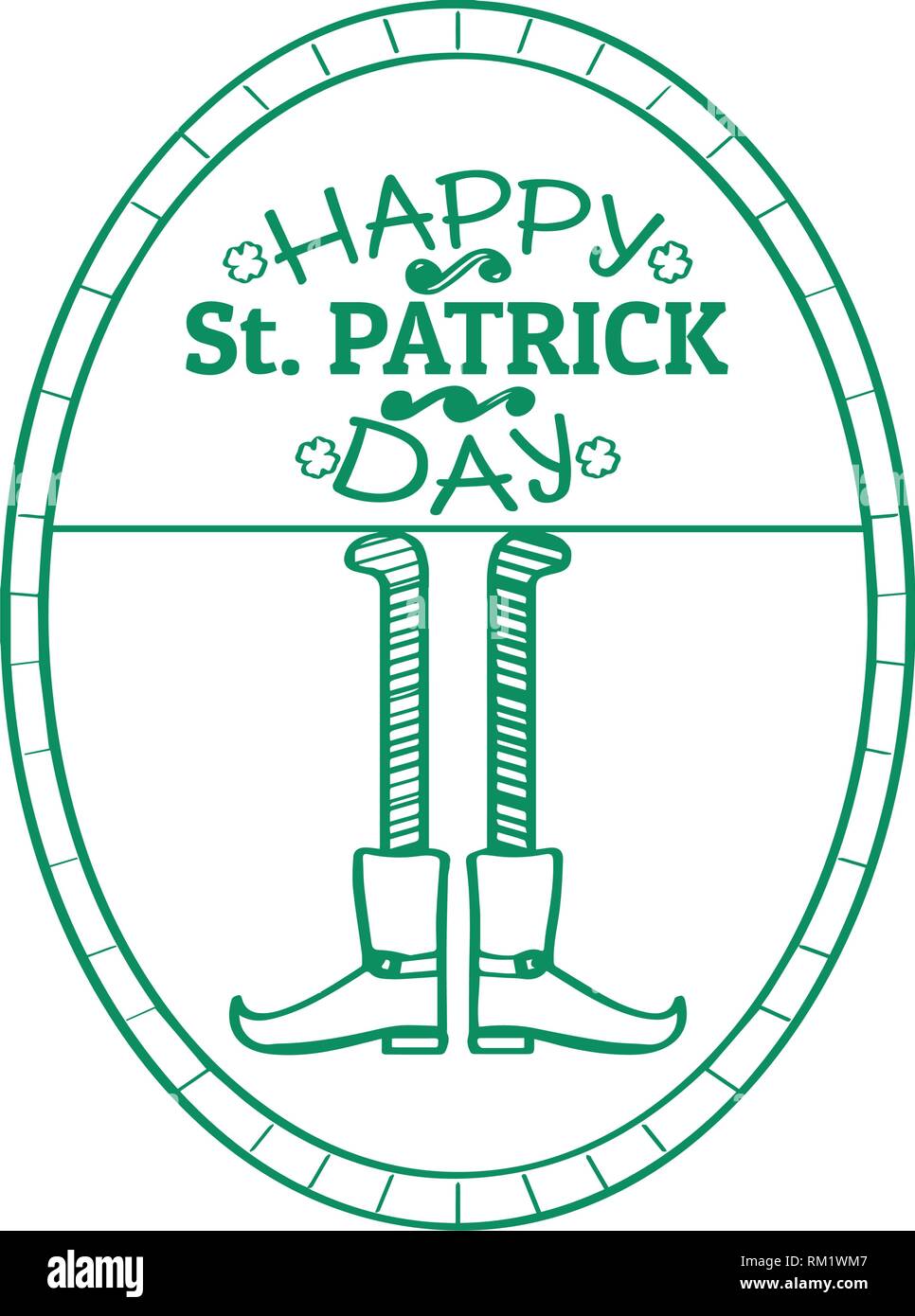 St leg Stock Vector Images - Alamy