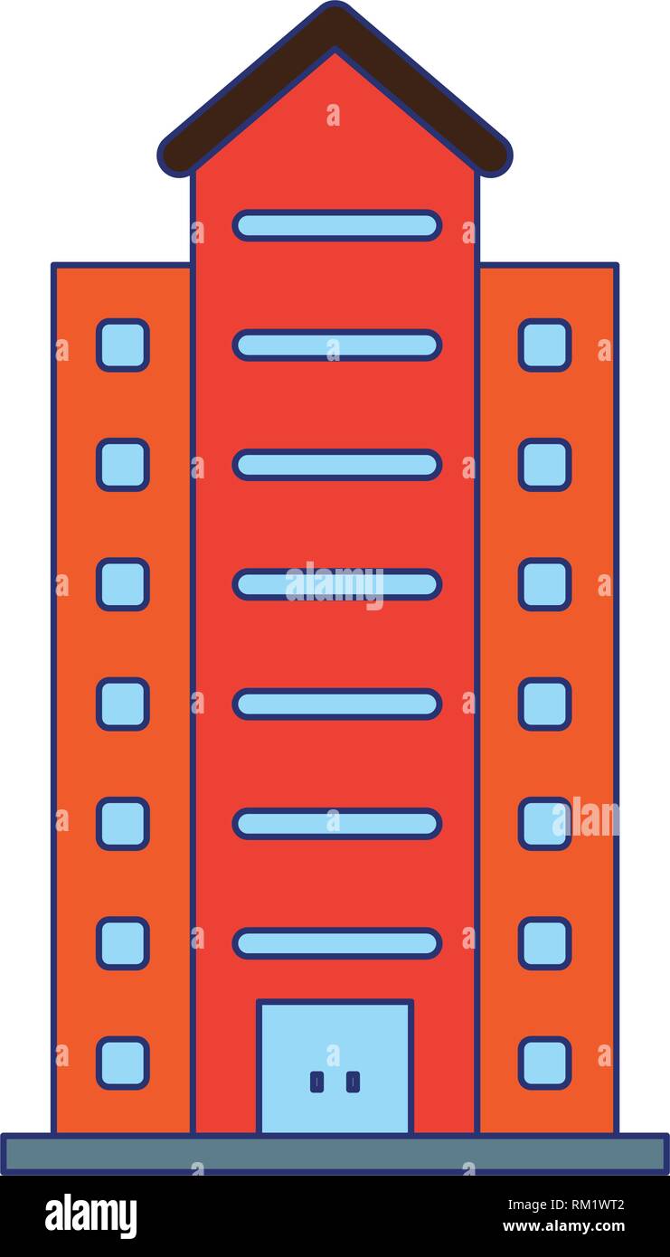 Urban residence building symbol Stock Vector Image & Art - Alamy