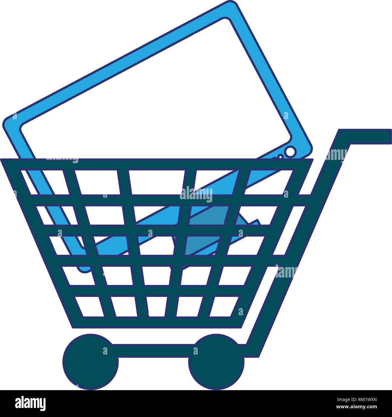 Investments and computer screen Stock Vector Images - Alamy