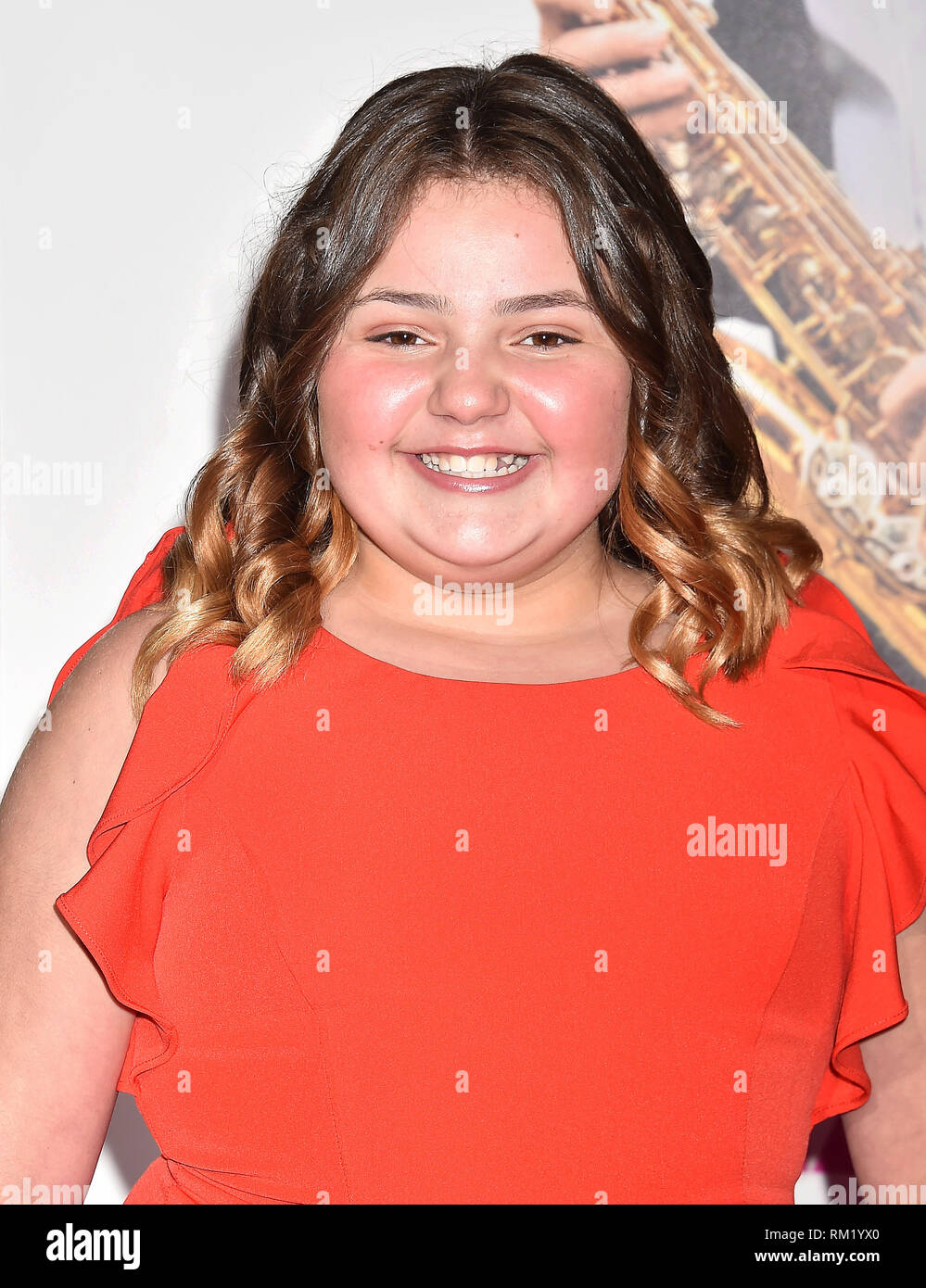 LOS ANGELES, CA - FEBRUARY 11: Alex Kis arrives at the Premiere Of ...