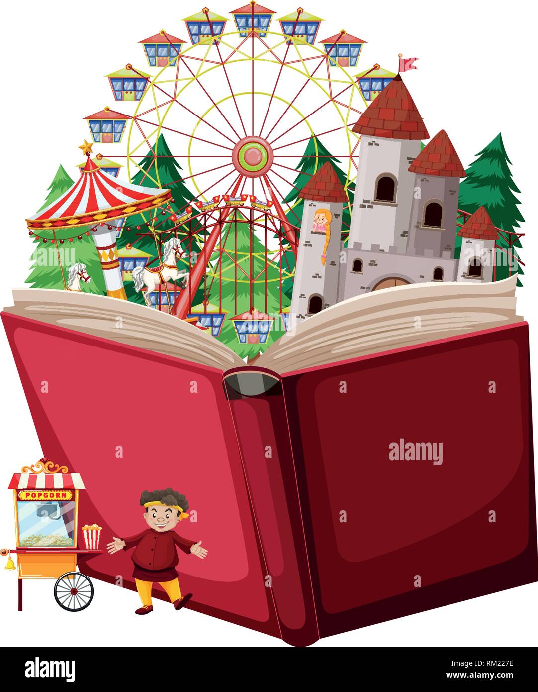 Open book fun park hi-res stock photography and images - Alamy