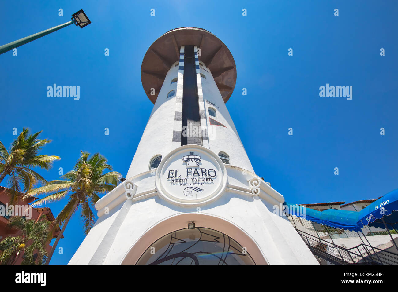 Puerto Vallarta, Mexico-22 April, 2018: Famous El Faro lighthouse with ...