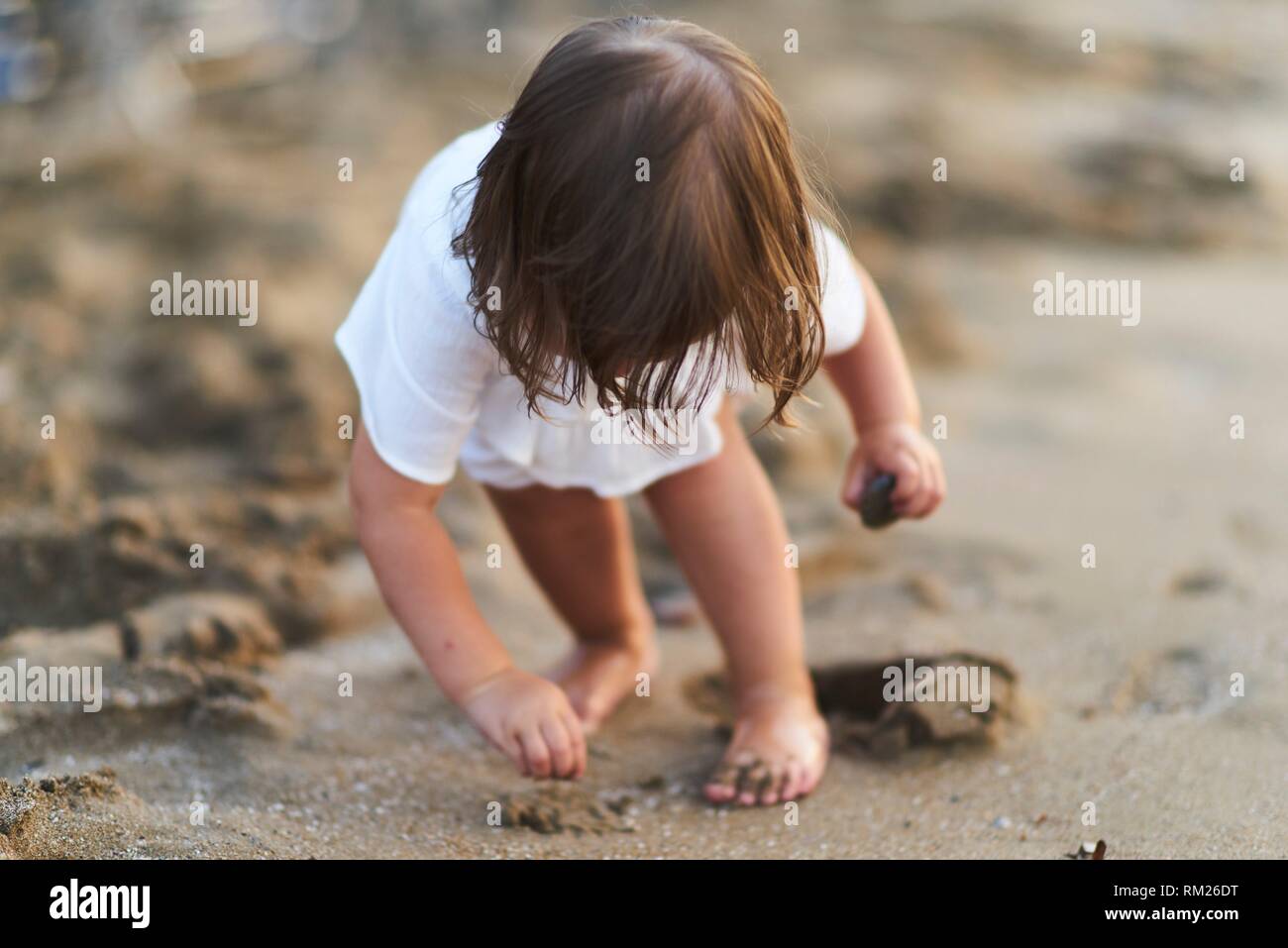 child on beach Stock Photo - Alamy