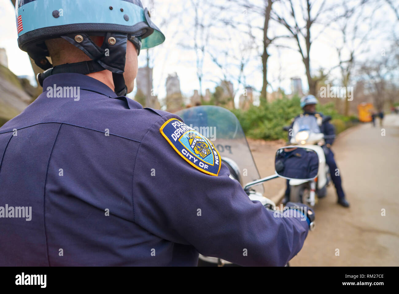 NEW YORK - CIRCA MARCH, 2016: NYPD sleeve patch shield on a police ...