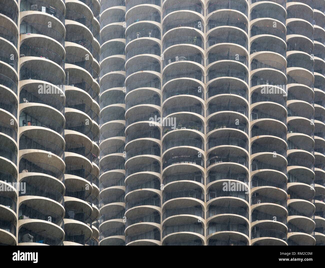 Modern curved balconies hi-res stock photography and images - Alamy