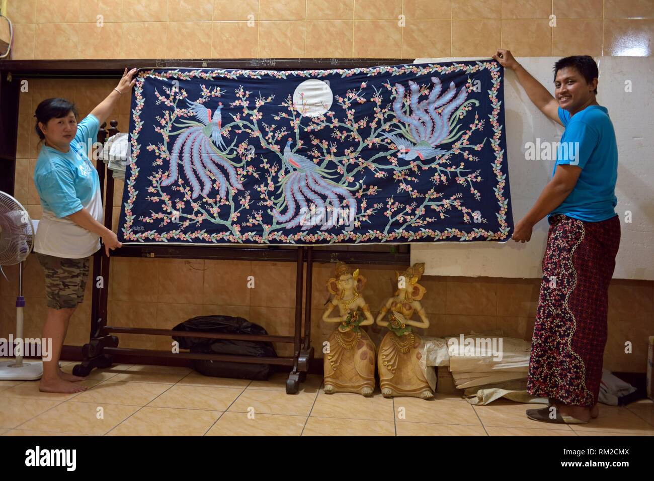 Batik Factory High Resolution Stock Photography and Images - Alamy