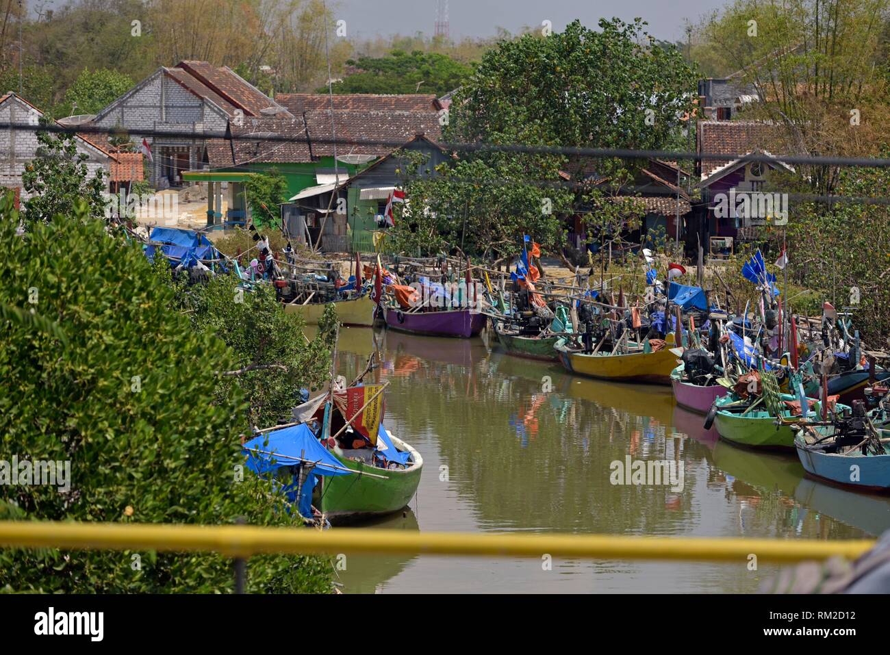 Java village hi-res stock photography and images - Alamy