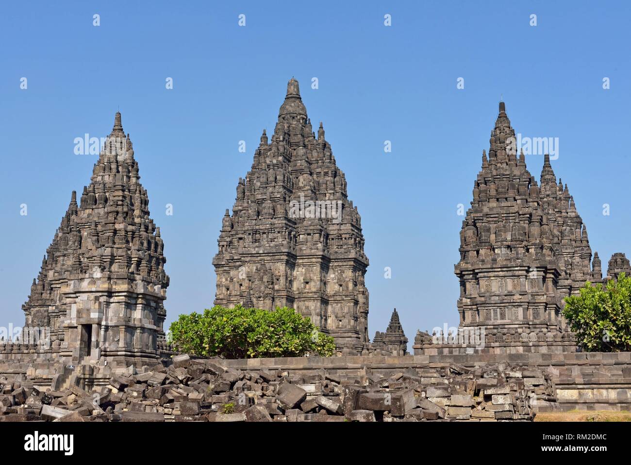 Prambanan temple compounds hi-res stock photography and images - Alamy