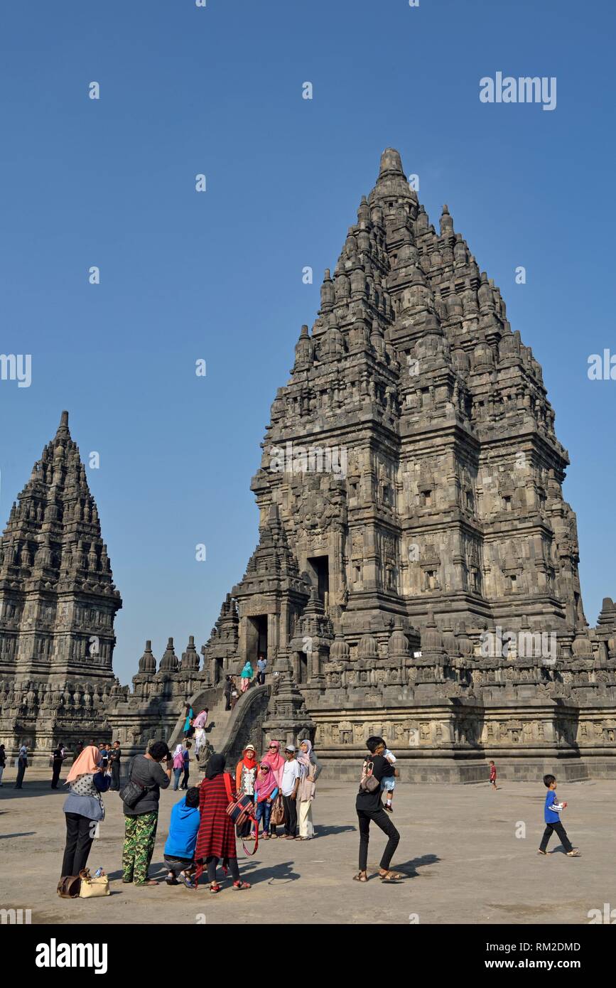 Prambanan temple compounds hi-res stock photography and images - Alamy