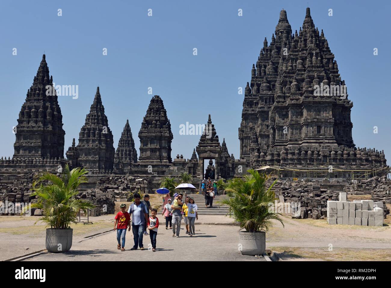 Prambanan temple compounds hi-res stock photography and images - Alamy