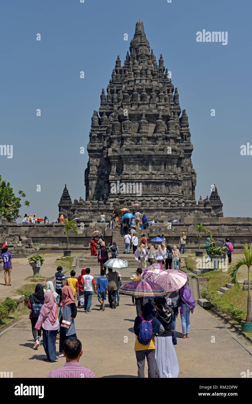 Prambanan temple compounds hi-res stock photography and images - Alamy