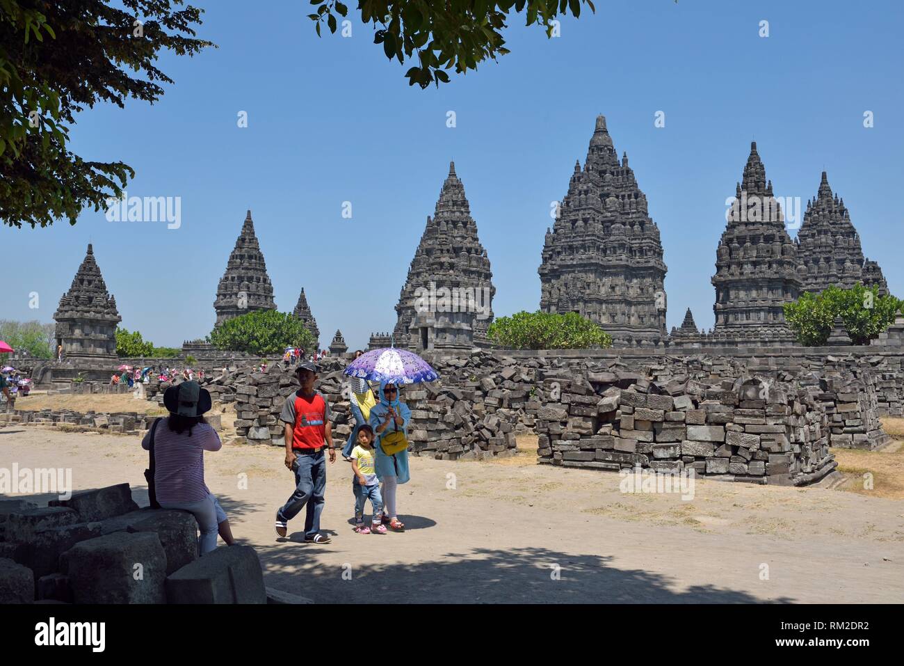 Prambanan temple compounds hi-res stock photography and images - Alamy