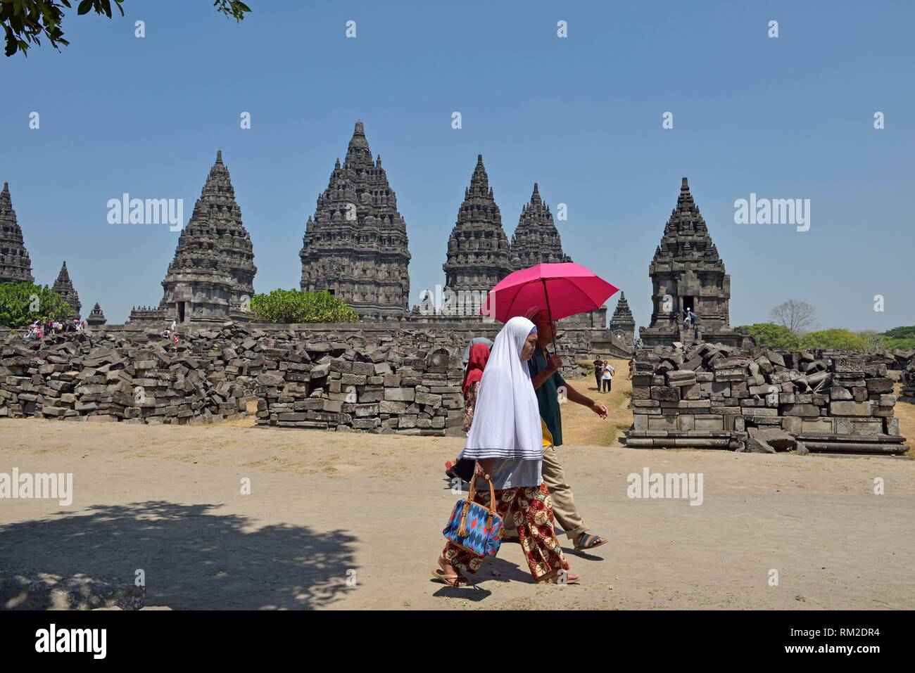 Prambanan temple compounds hi-res stock photography and images - Alamy