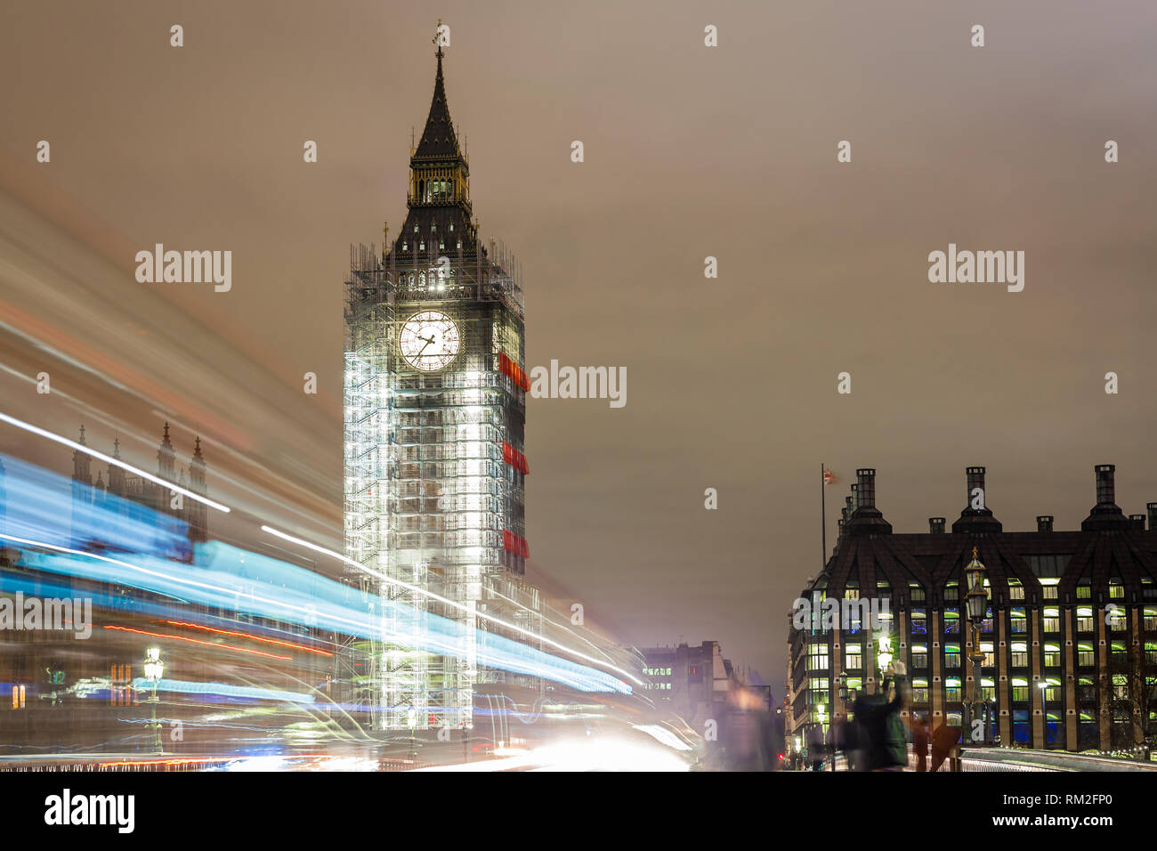 Big Ben under construction, London, UK Stock Photo - Alamy