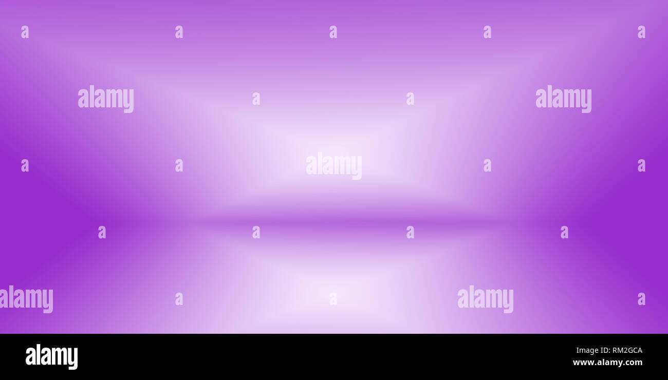 Studio Background Concept - abstract empty light gradient purple studio room background for ...