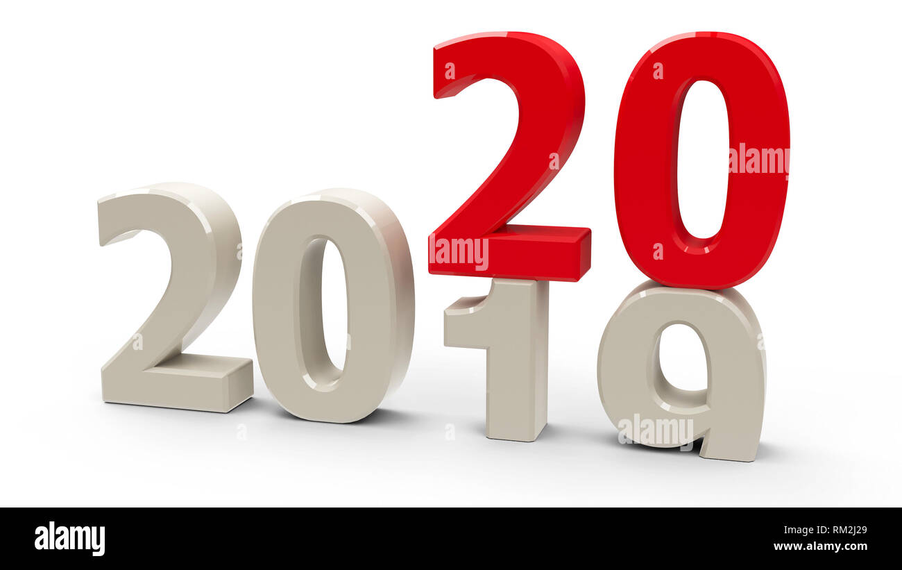 2019-2020 change represents the new year 2020, three-dimensional ... 2019-2020 change represents the new year 2020, three-dimensional ...