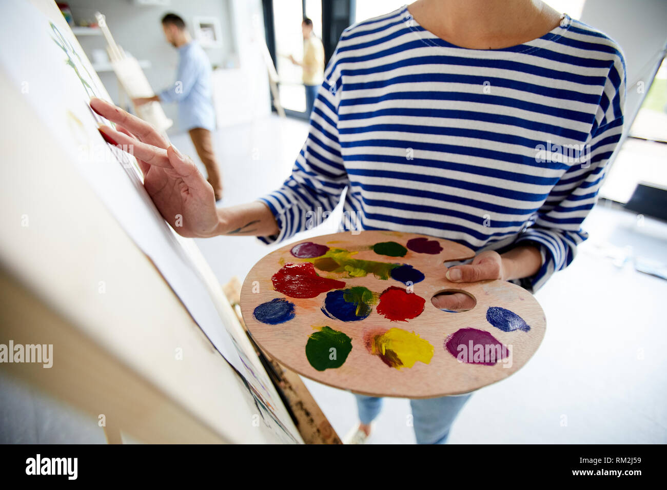 Painting with gouache Stock Photo - Alamy