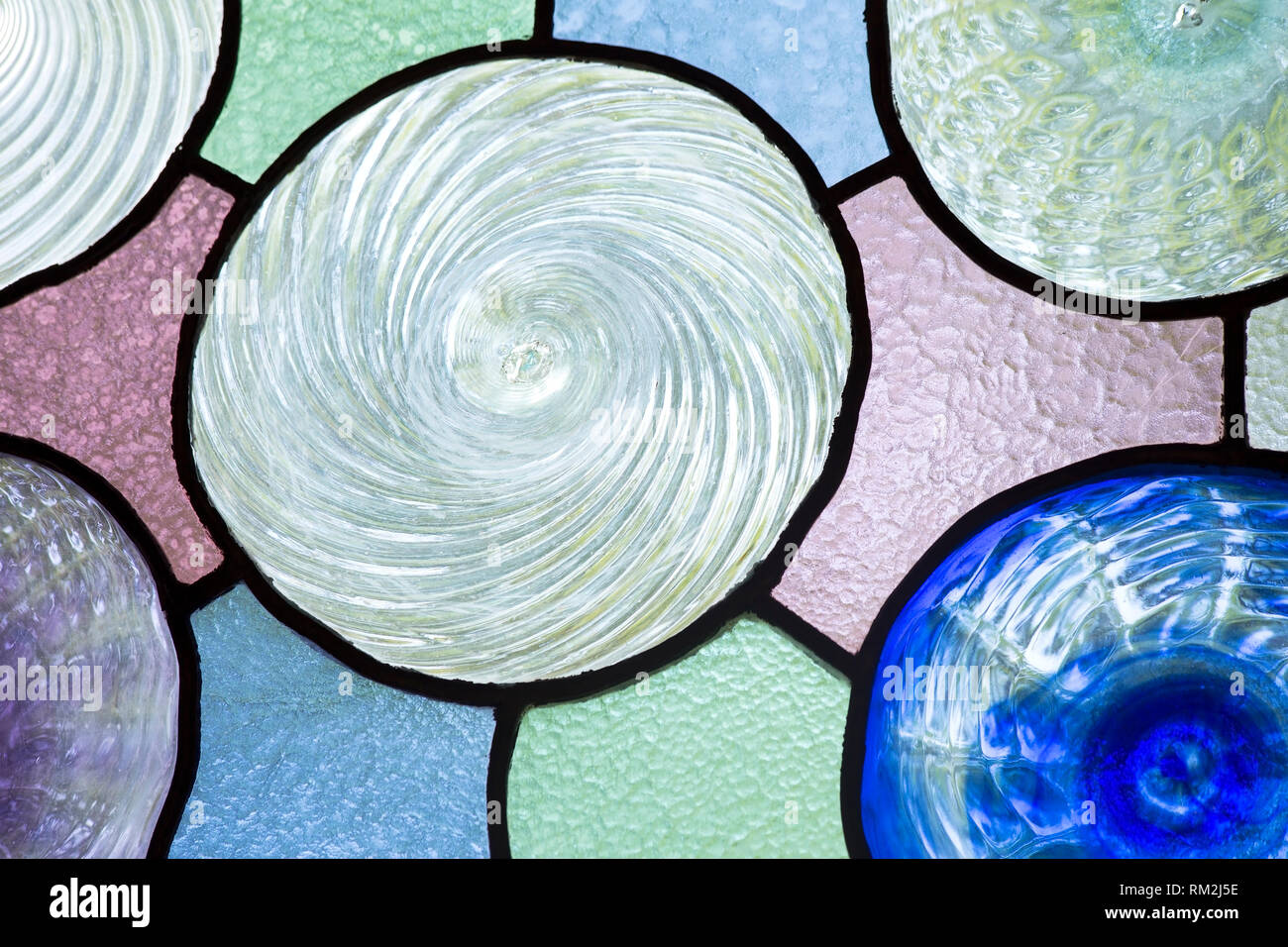 Colorful stained glass window Stock Photo - Alamy