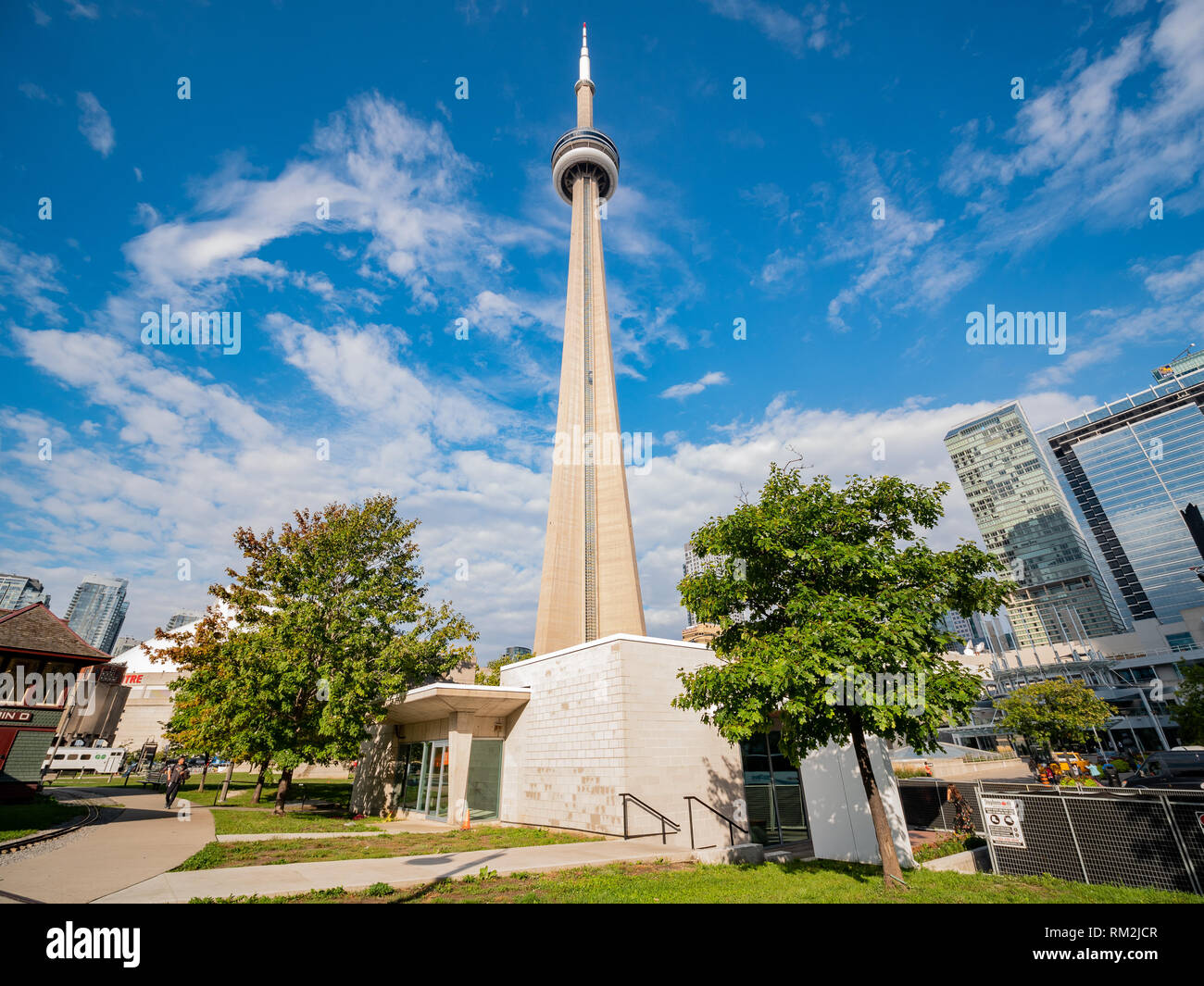 Looking Down From The Cn Toweer