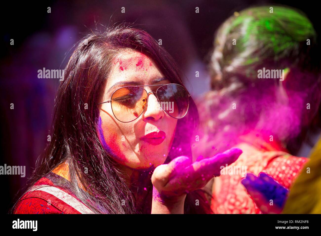 Indian woman smeared hi-res stock photography and images - Alamy
