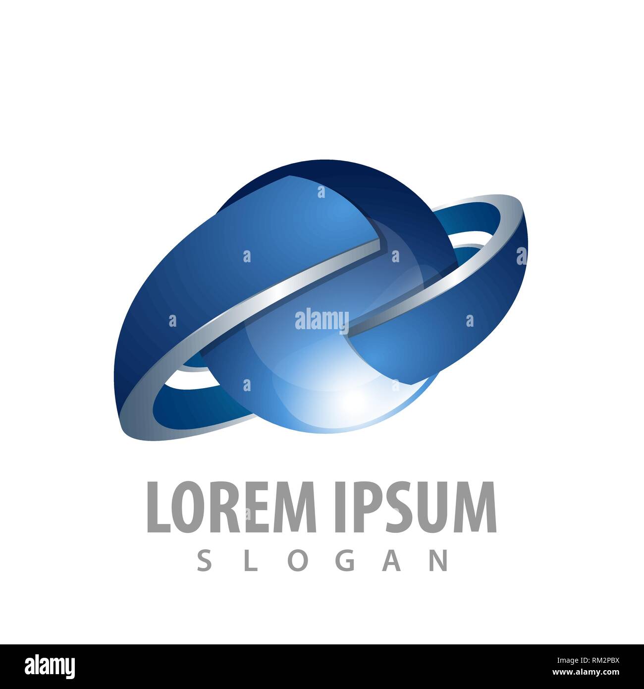 Abstract global technology sphere logo concept design. Symbol graphic template element Stock ...