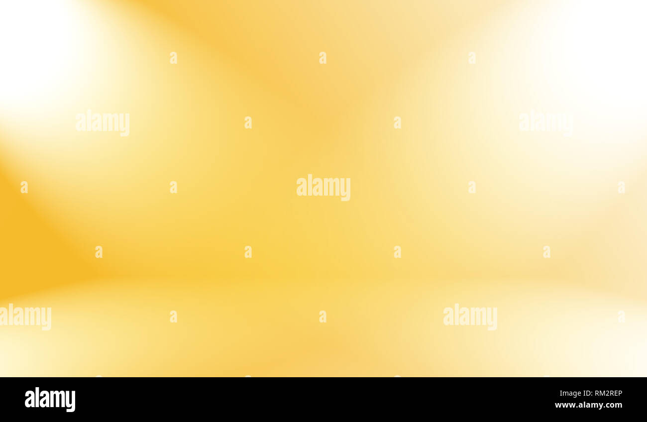 Magic abstract soft colors of shining yellow gradient studio background ...