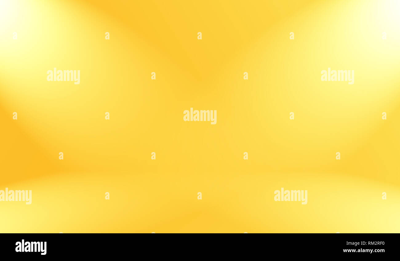 Magic abstract soft colors of shining yellow gradient studio background ...