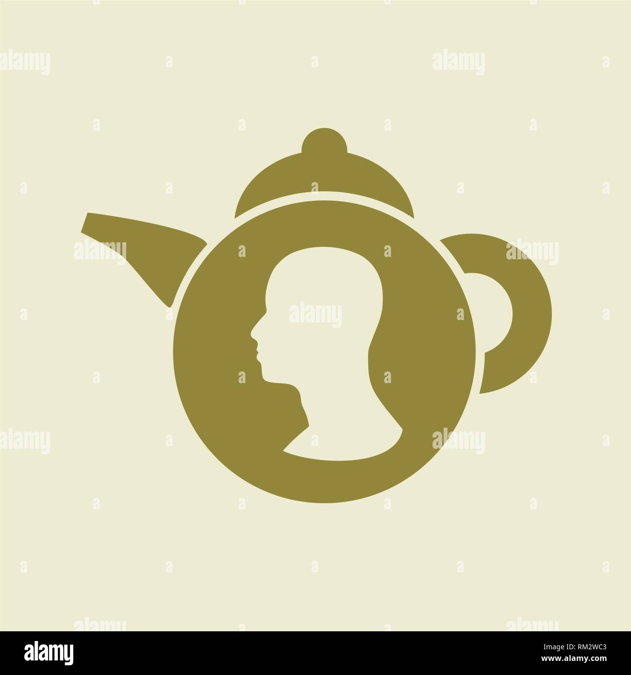 Herbal tea emblem hi-res stock photography and images - Alamy