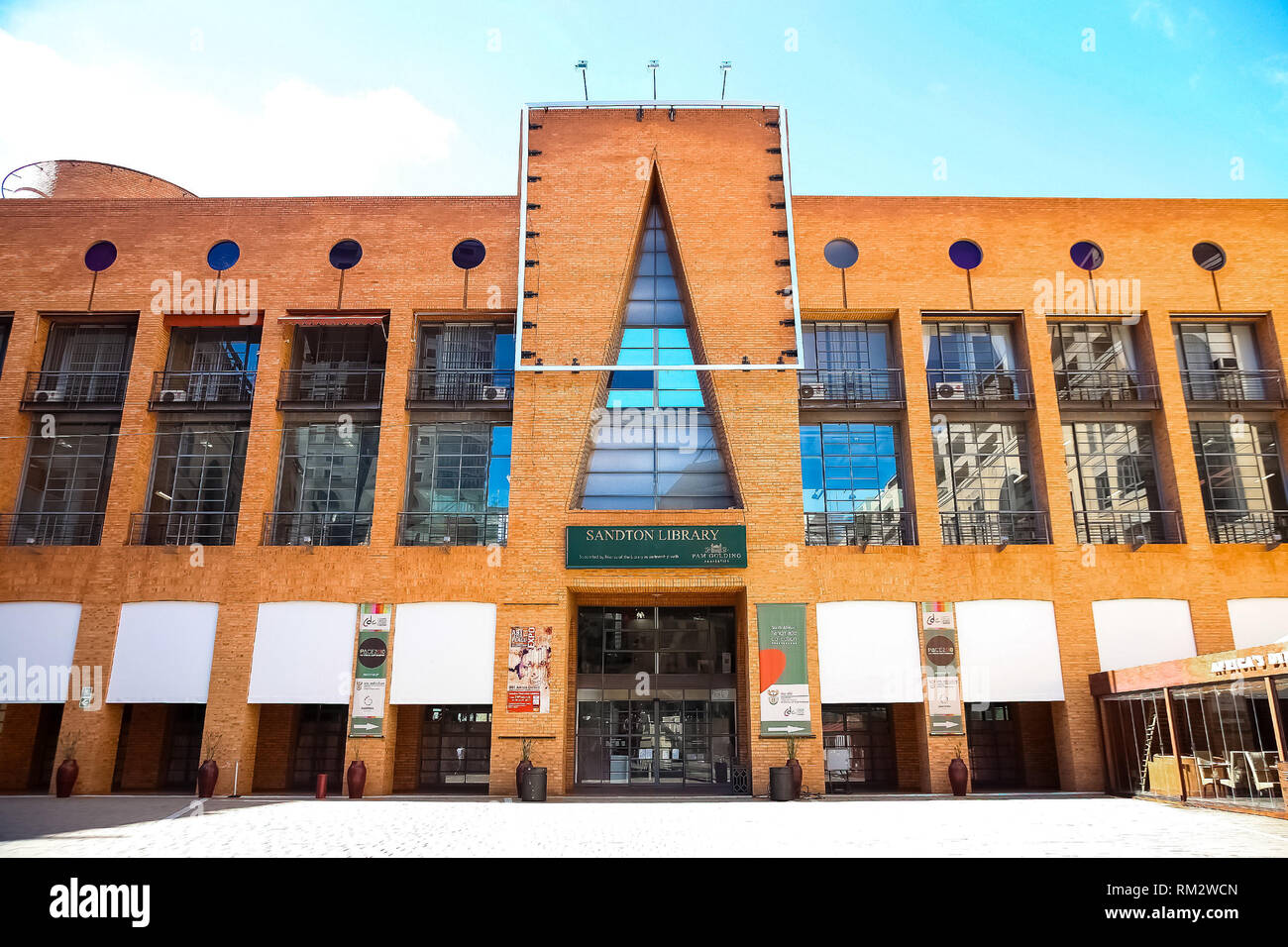 Johannesburg, South Africa - April 27 2011: Outside Exterior of a ...