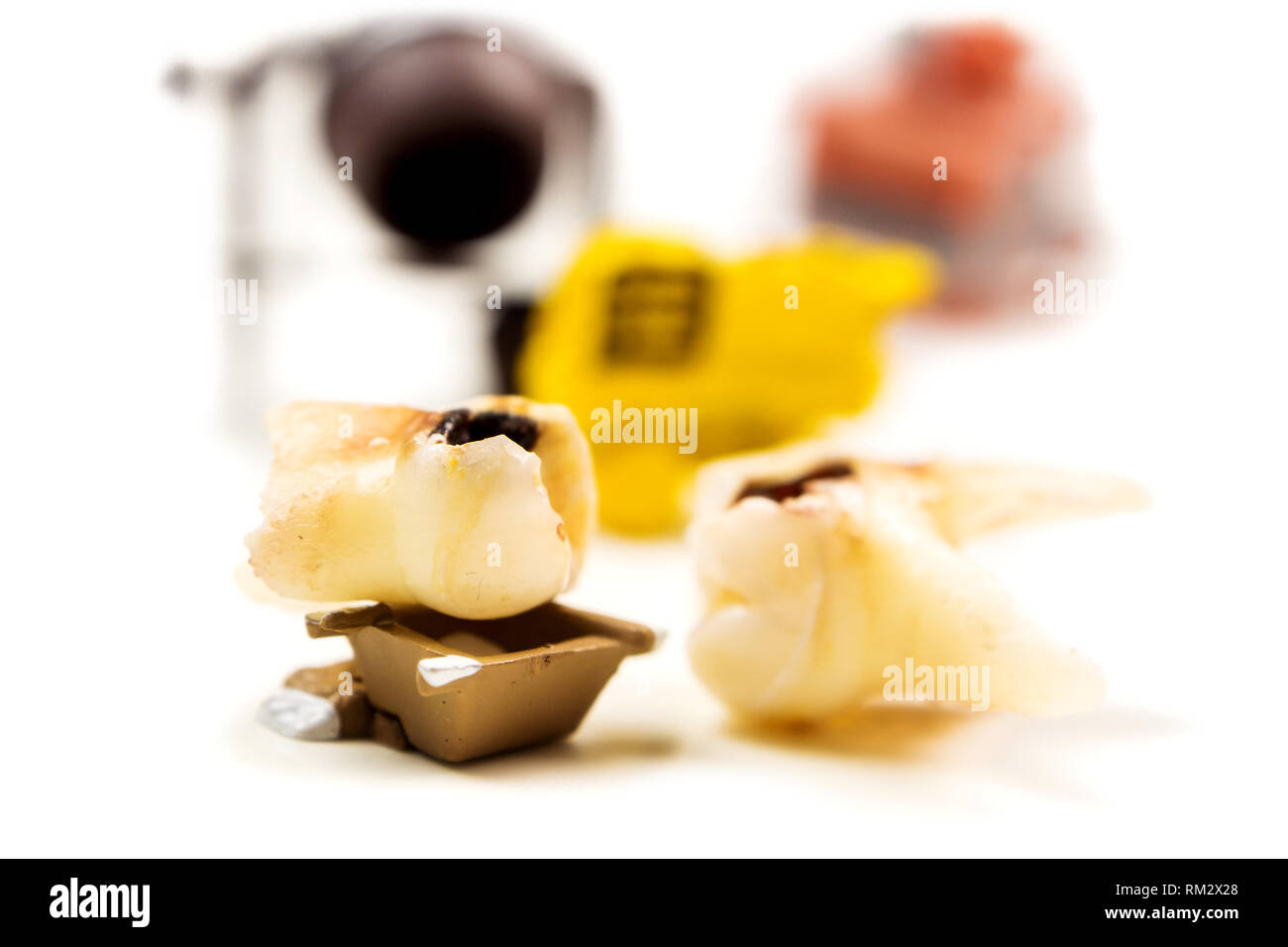 Working on teeth Cut Out Stock Images & Pictures - Alamy