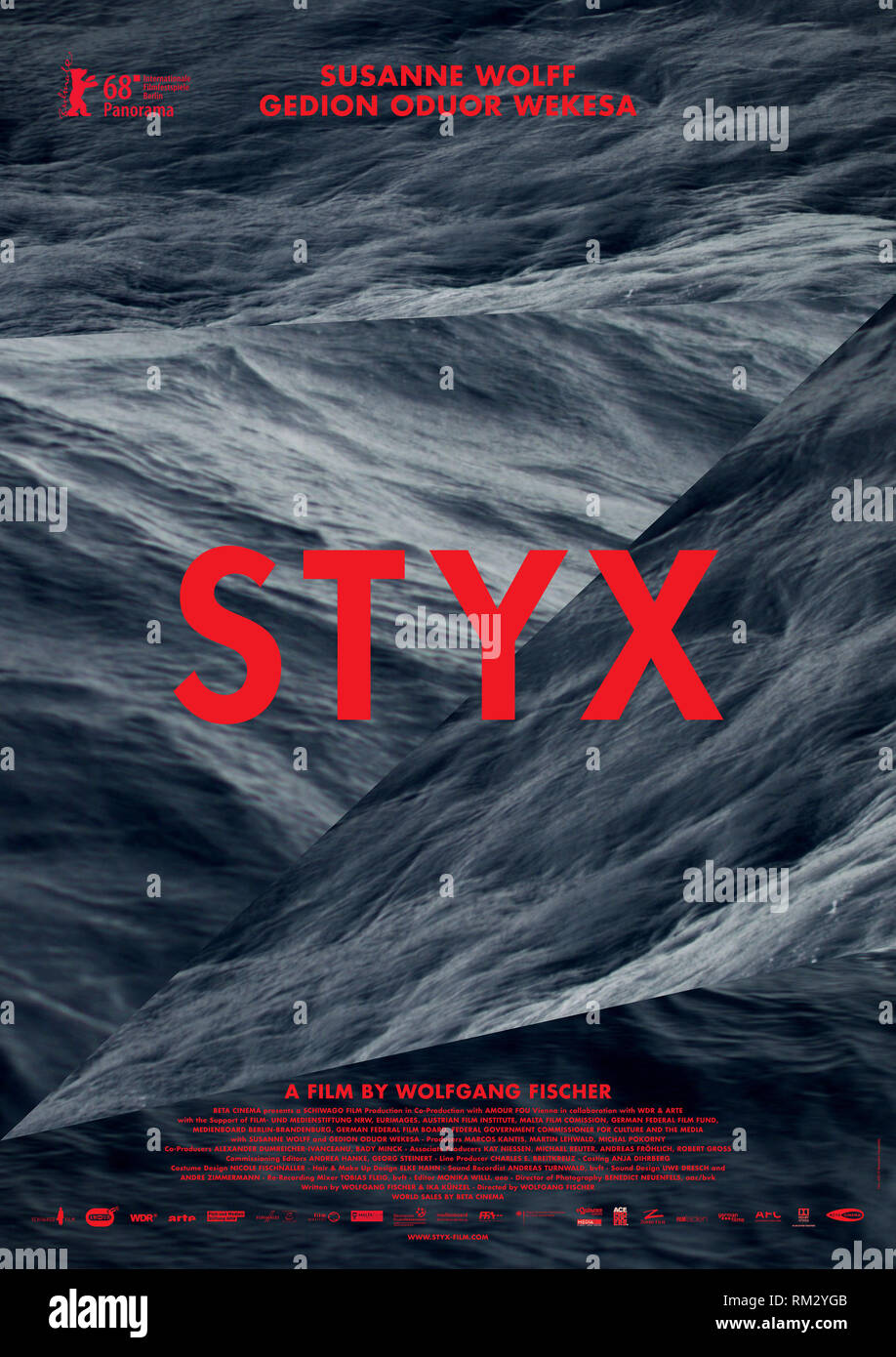 STYX, poster from Germany, 2018. © Film Movement / Courtesy Everett ...