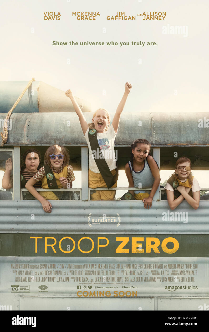TROOP ZERO, US poster, McKenna Grace (center), 2019. © Amazon Studios ...