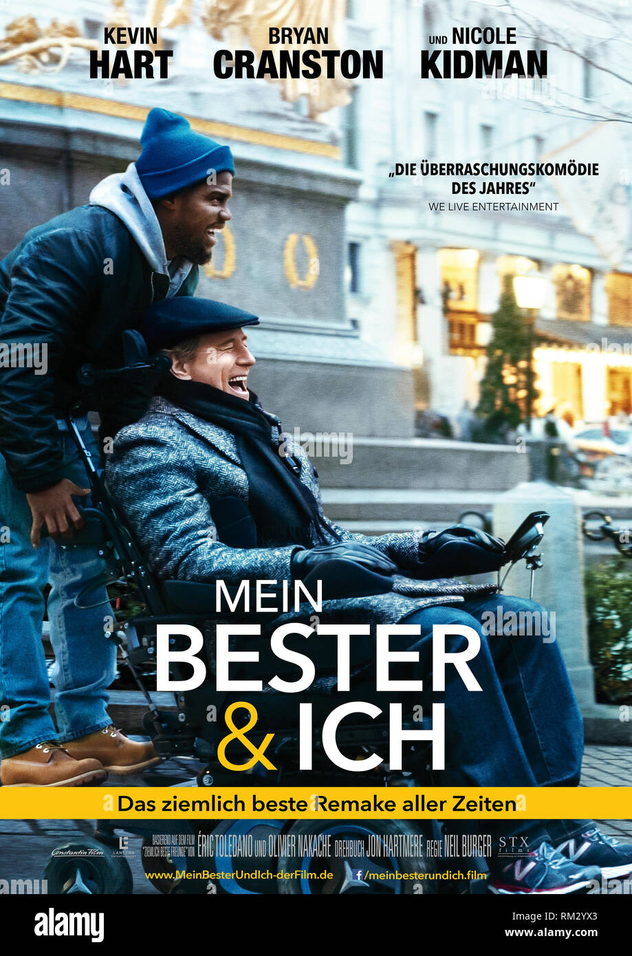 THE UPSIDE, (aka MEIN BESTER & ICH), poster from Germany, from left ...