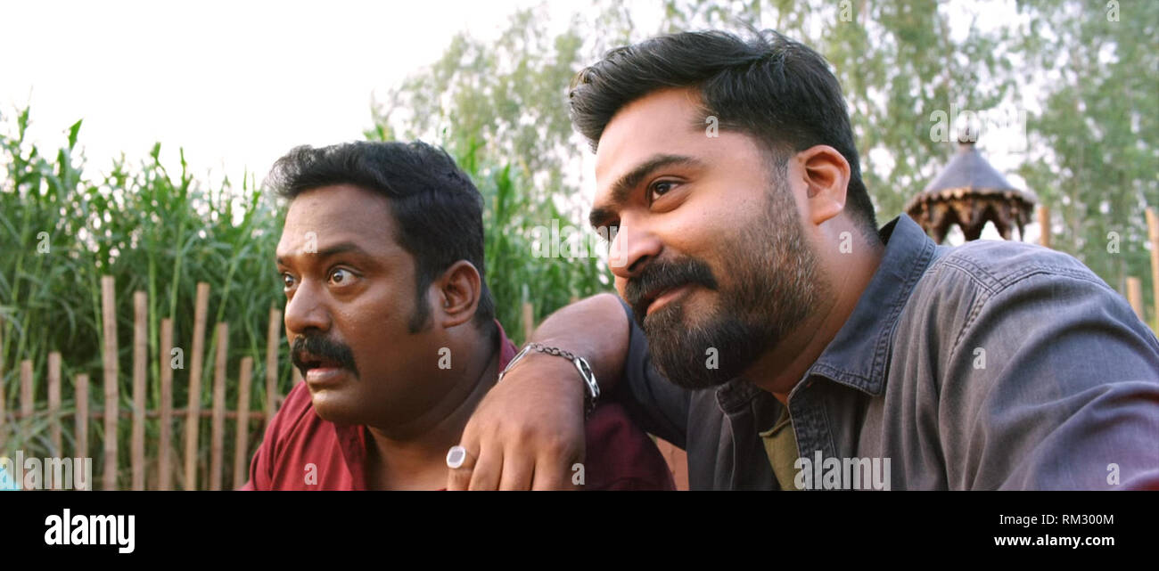 VANTHA RAJAVATHAAN VARUVEN, from left: Robo Shankar, T.R. Silambarasan ...